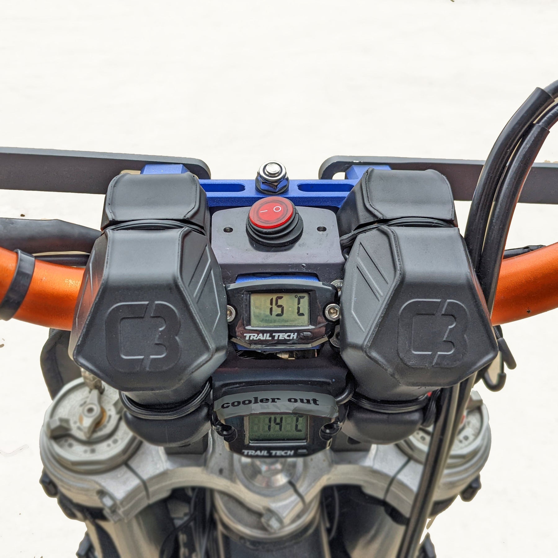 Bar Pad set for C3 Handguards / Top Clamp – C3 Powersports USA